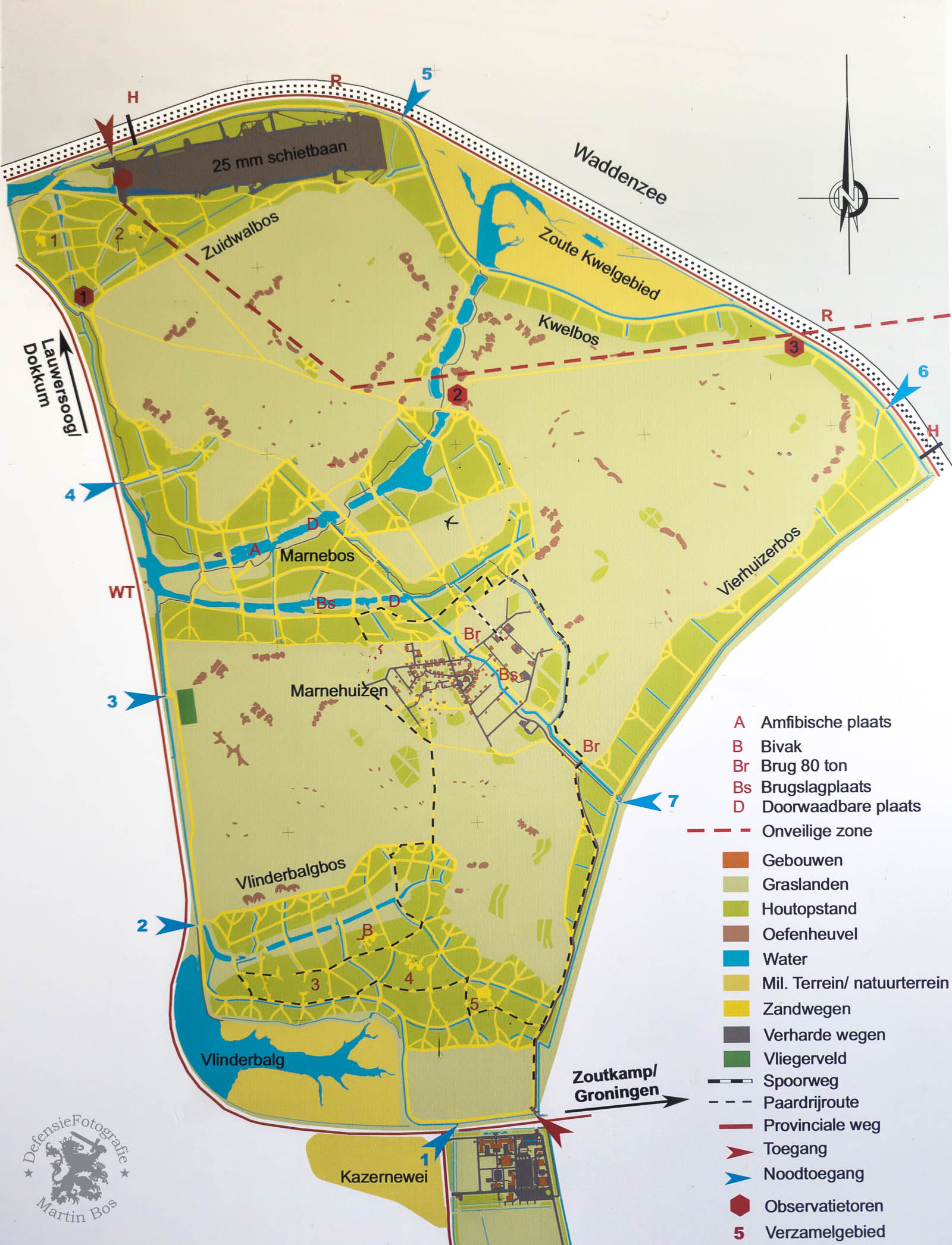 Oefenterrein Marnewaard en oefendorp Marnehuizen - DefensieFotografie