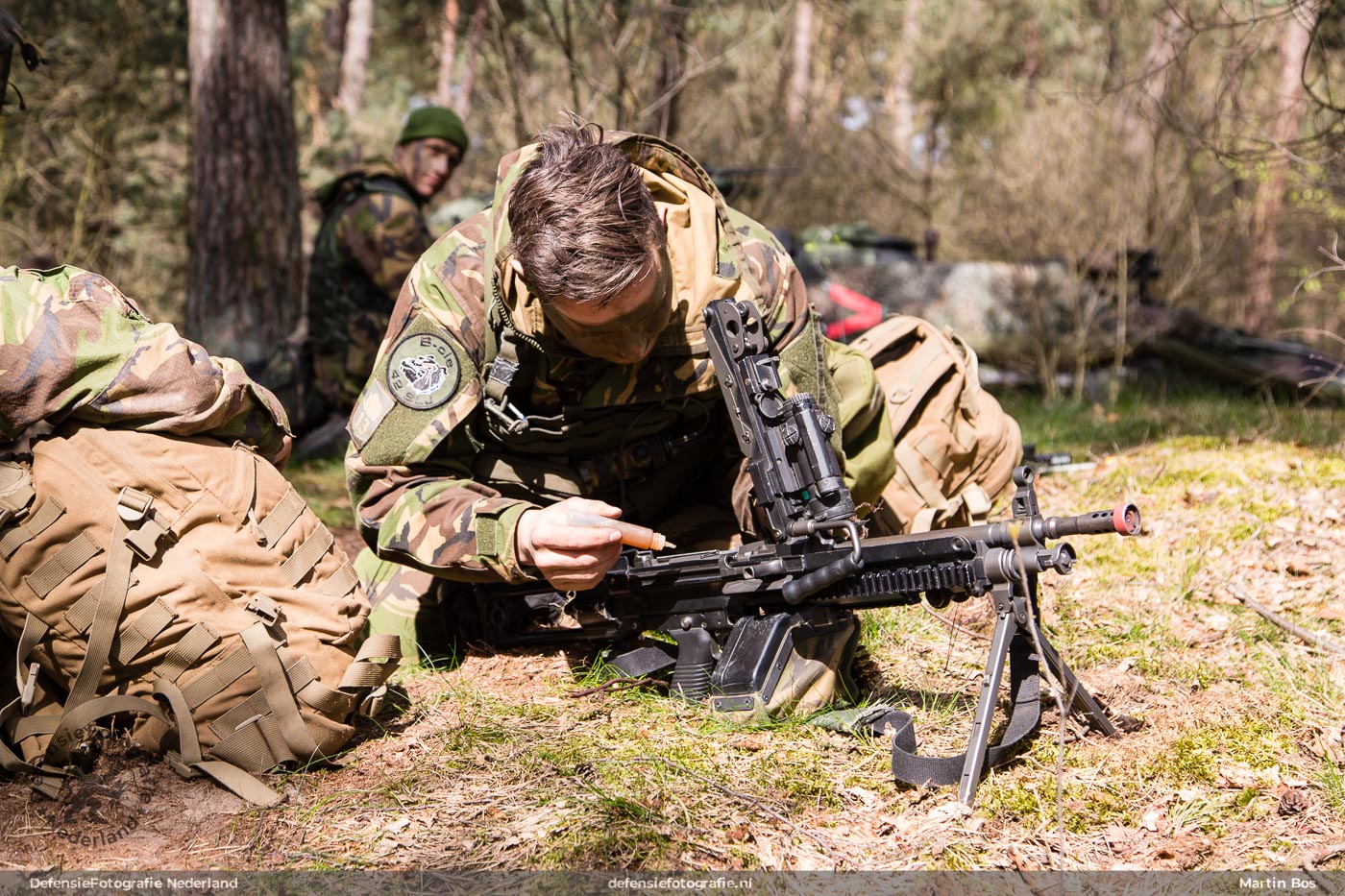 Minimi licht machinegeweer - DefensieFotografie